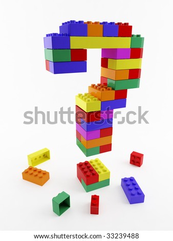 Question Structure Lego Stock Illustration 33239488 - Shutterstock