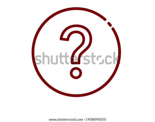 Questionnaire Within Red Circle Stock Illustration 1408890050 ...