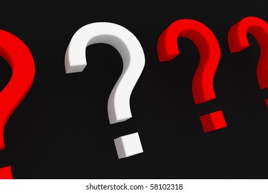 Three Red Question Marks Isolated On 스톡 일러스트 202805629 | Shutterstock