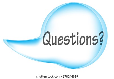 Questions Speech Bubble Stock Illustration 178244819 | Shutterstock