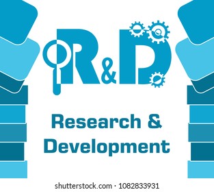 R D Research Development Text Written Stock Illustration 1082833931 ...