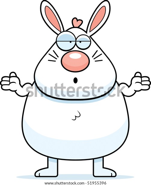 Rabbit Confused Stock Illustration 51955396 | Shutterstock