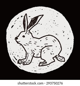 Rabbit Doodle Stock Illustration 293750261 | Shutterstock