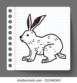 Rabbit Doodle Stock Vector (Royalty Free) 311476007 | Shutterstock