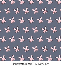 Rabbit Emoji Pattern 59 Stock Illustration 1249270429 | Shutterstock
