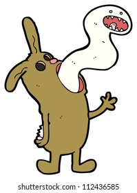 Rabbit Ghost Cartoon Stock Illustration 112436585 | Shutterstock