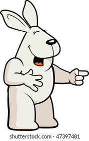Rabbit Laughing Stock Illustration 47397481 | Shutterstock
