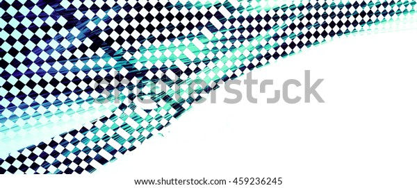 Racing Flag Executed Abstract Stylized Race Stock Illustration ...