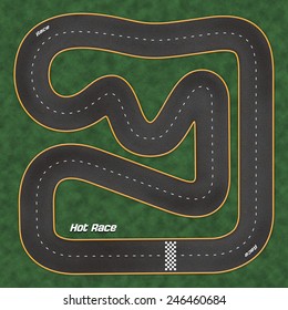 Cartoon Racing Map Game: เวกเตอร์สต็อก (ปลอดค่าลิขสิทธิ์) 246451612 ...