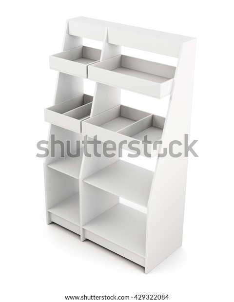 Rack Isolated On White Background 3d Stock Illustration 429322084 ...