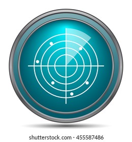 Radar Icon Internet Button On White Stock Vector (Royalty Free) 382217089