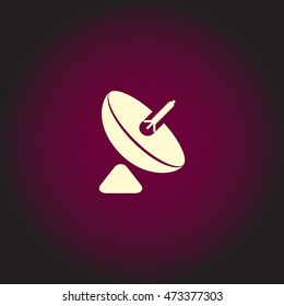 Radar Light Icon On Dark Background Stock Illustration 473377303 ...