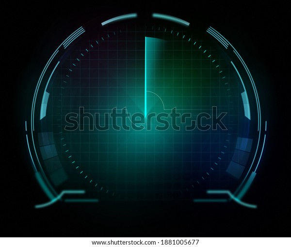 Radar Meter Dial Background Illustration Stock Illustration 1881005677 ...