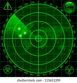 855 Green black radar screen 图片、库存照片和矢量图 | Shutterstock