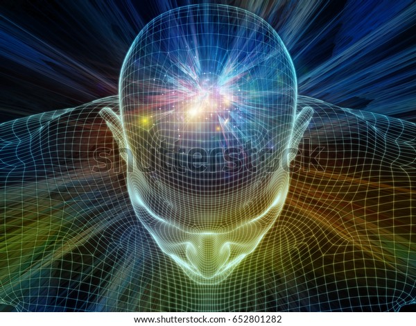 Radiating Mind Series 3d Rendering Design Stock Illustration 652801282 ...