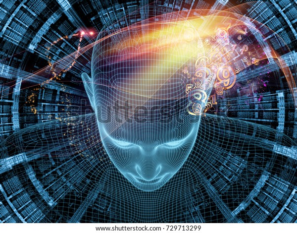 Radiating Mind Series 3d Rendering Design Stock Illustration 729713299 ...