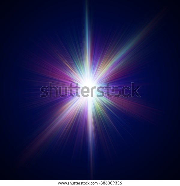 Radiation Light Stock Illustration 386009356