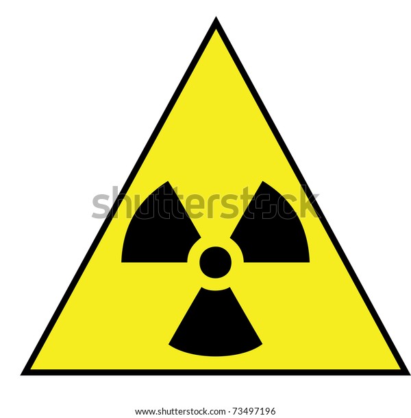 Radiation Triangle Sign Stock Illustration 73497196 | Shutterstock