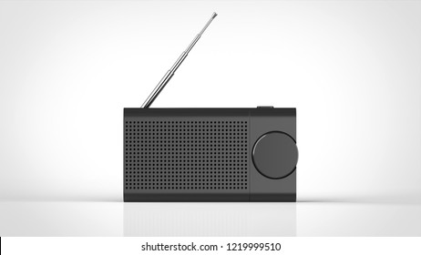 Radio Front 3d Rendering Stock Illustration 1219999510 | Shutterstock