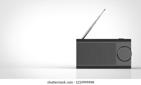 Radio Front 3d Rendering Stock Illustration 1219999510 | Shutterstock