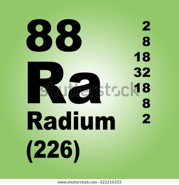 Radium Periodic Table Elements: ilustración de stock 622256333 ...