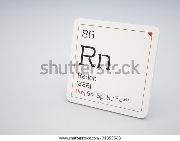 Radon Element Periodic Table 스톡 일러스트 91855568 | Shutterstock