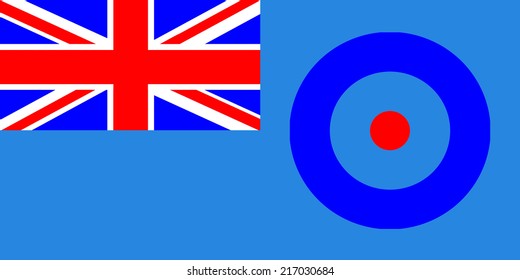 Raf Royal Air Force Official Flag Stock Vector (Royalty Free ...