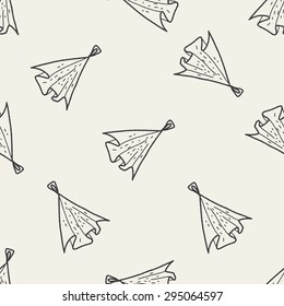 Rag Doodle Seamless Pattern Background: vector de stock (libre de ...
