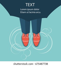 Rain Backgroundvector Illustration Text Stock Vector (Royalty Free ...