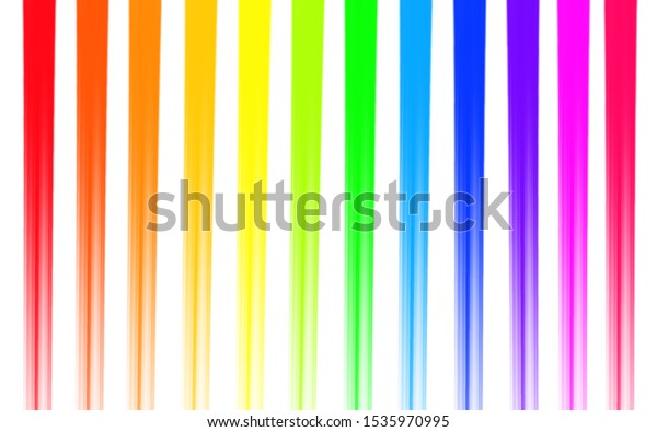 Rainbow Background Draw Lines Straight Line Stock Illustration ...