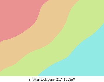 Rainbow Background Wallpaper Desktop Lockscreen Stock Illustration ...