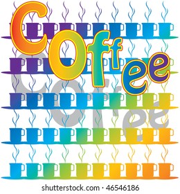 Rainbow Coffee Stock Illustration 46546186 | Shutterstock