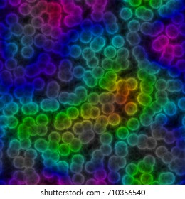 Rainbow Colored Colorful Bubble Seamless Sphere Stock Illustration ...