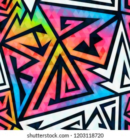 Music Geometric Seamless Pattern Vector Eps Stock Vector (Royalty Free ...