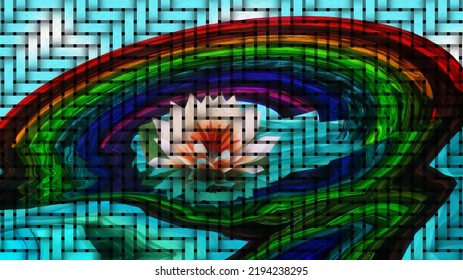 Rainbow Joy Background Digital Rendering Stock Illustration 2194238295 ...