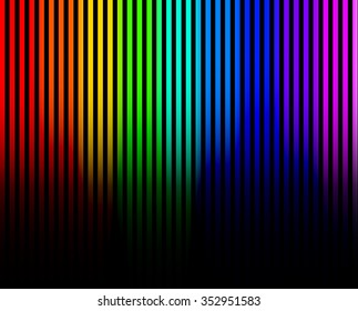 Rainbow Lines Background Stock Illustration 352951583 | Shutterstock