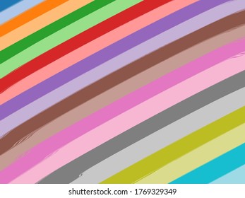 Rainbow Lines Colourful Gradient Background Stock Illustration ...