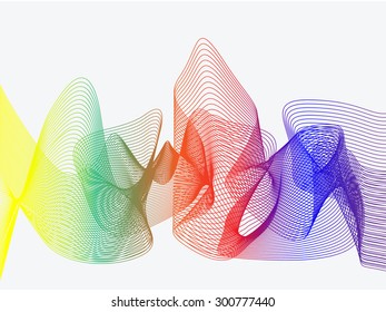 Rainbow Ribbon Effect Stock Illustration 300777440 | Shutterstock