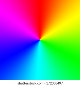 Rainbow Spectral Circle Gradient Stock Illustration 172338497 ...