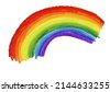 Rainbow spectrum crayon scribble doodle stripe sketches pastel color ...
