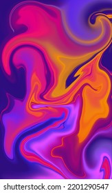Rainbow Type Colour Combination Abstract Kids Stock Illustration ...