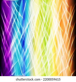 Rainbow Vertical Gradient Big Transparent Vertical Stock Illustration ...