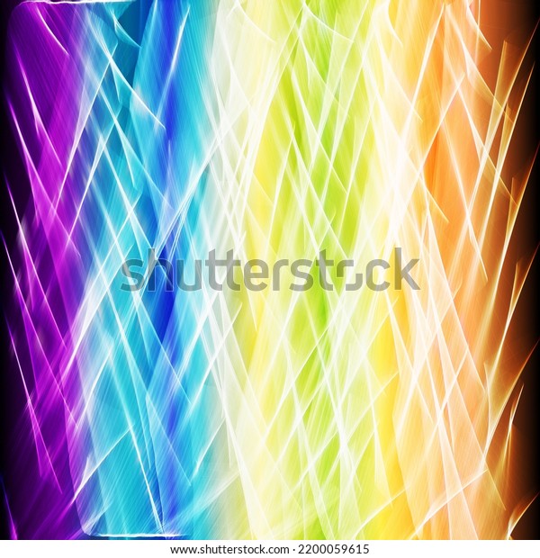 Rainbow Vertical Gradient Big Transparent Vertical Stock Illustration ...