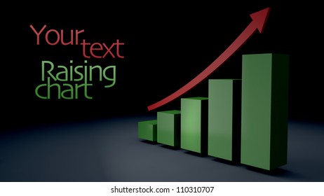 Raising Graph Custom Text Stock Illustration 110310707 | Shutterstock