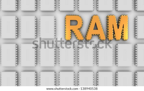 Ram Letters Like Computer Chips Stock Illustration 138940538 | Shutterstock