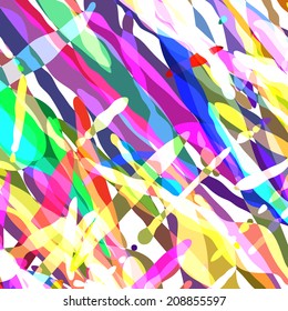 Random Brush Strokes Stock Illustration 208855597 | Shutterstock