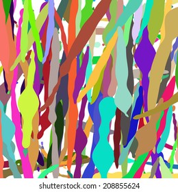 Random Brush Strokes: vector de stock (libre de regalías) 216373165 ...