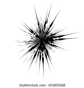 Random Radial Shape Abstract Geometric Element Stock Illustration ...