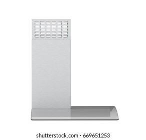 Range Hood Isolated Side View 3d: Stockillustration 669651253 ...