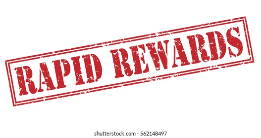 Rapid Rewards Red Stamp On White Stock Illustration 562148497 ...